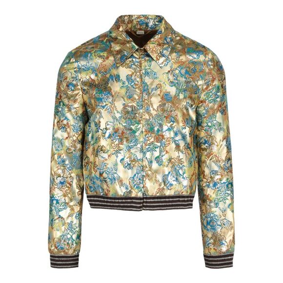 Gucci | Jackets & Coats | Gucci Love Parade Metallic Jacket | Poshmark
